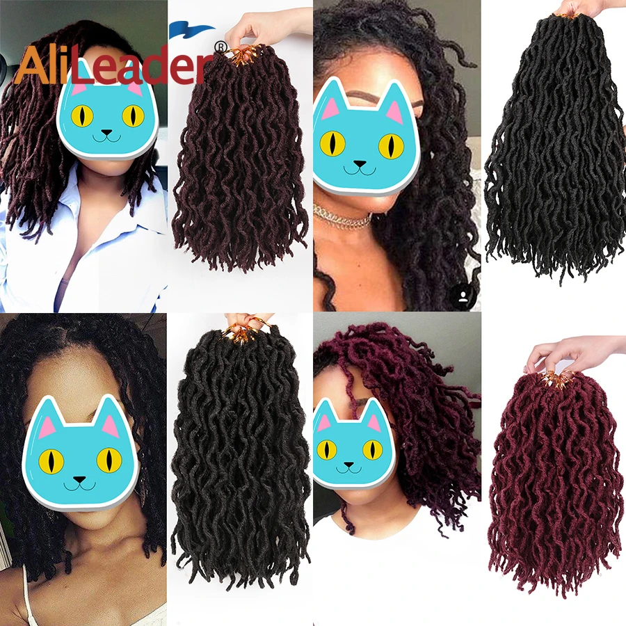 AliLeader 18inch Nu Locs Synthetic Ombre Braiding Hair Dread Loc ...