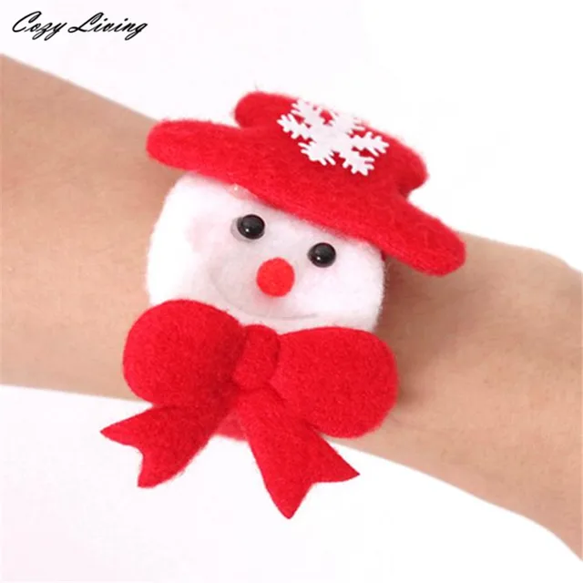 Christmas Decorations Santa Claus Snowman Family Christmas Strap ...