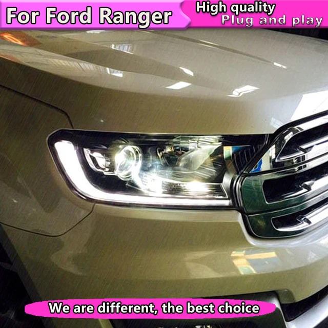 Car Styling for Ford Ranger led headlight 2016 2017 2018 headlamp with ...