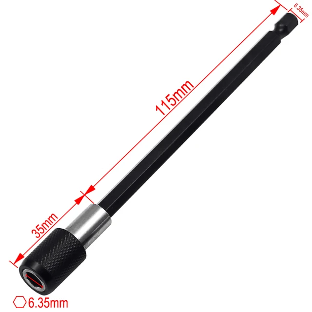 60mm 100mm 150mm 1/4 Inch Hex Shank Quick Release Screwdriver Bit ...