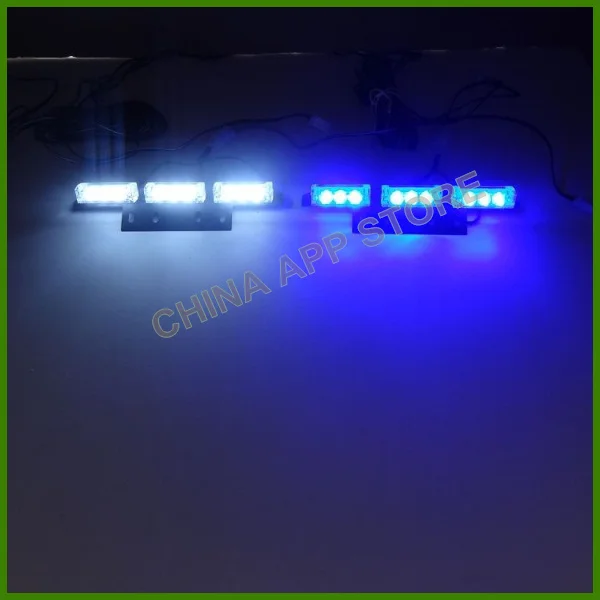 red blue amber white green 2x9 18 LED Car Truck Vehicle Grill Emergency ...