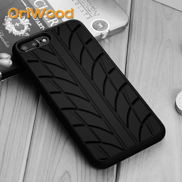 OriWood Tire Tread Tyre Track Case cover for iPhone 5 6s 7 8 plus X XR ...