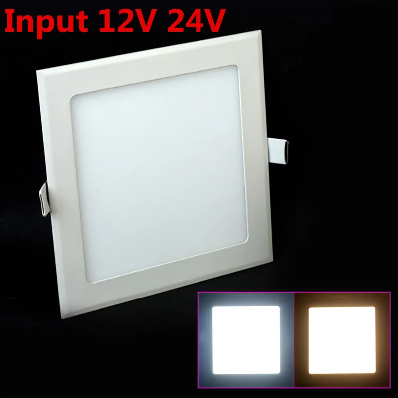 12V 24V Square LED Panel Ceiling Light 25W Recessed LED Down Light with ...