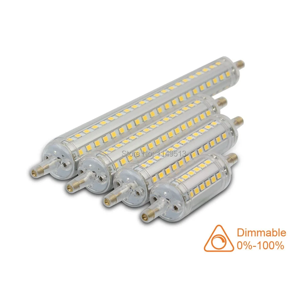 Dimmable R7S led light 118mm 10w 78mm 5w J78 J118 R7S led 135mm 15w ...