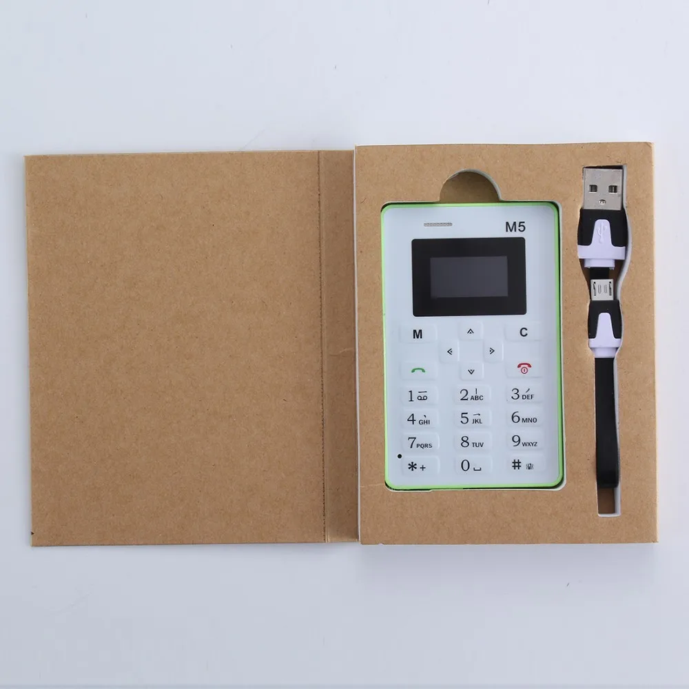 Russian Keyboard 4.5mm Ultra Thin AIEK M5 Card Mobile Phone The Most ...