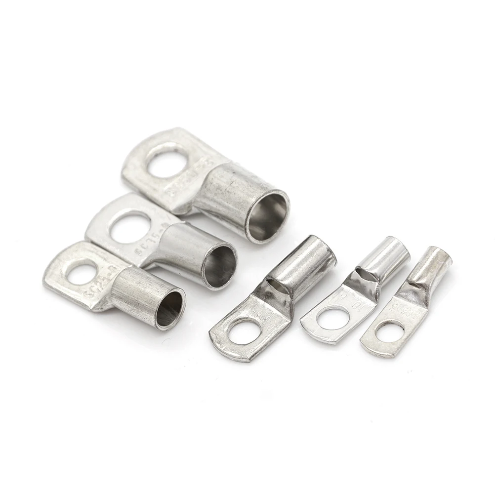 COSSE ELECTRIQUE,M4 4mm2--Bornes de batterie, 20 pièces SC6 5-6 M4-M5-M6-M8, trou de boulon ...