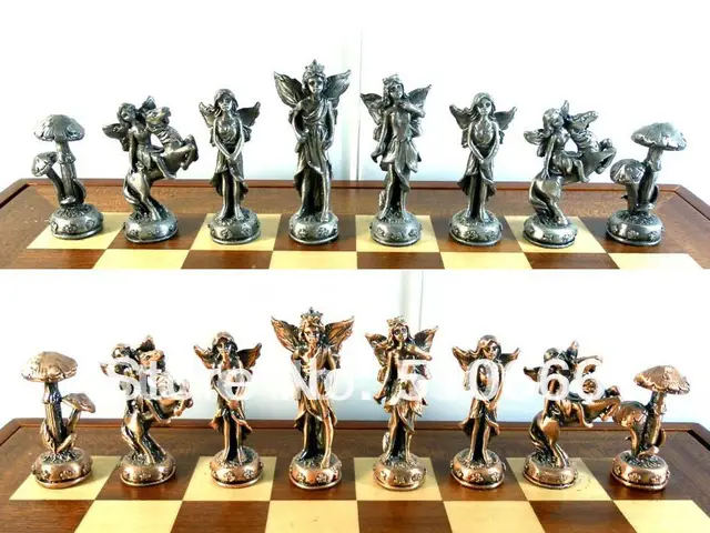 Angel theme chess set in inimitable design.made in metal,th best gift ...
