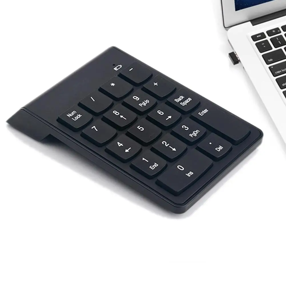 18 Keys Mini Usb 2.4ghz Wireless Numeric Keypad Keyboard Numpad For Pc ...