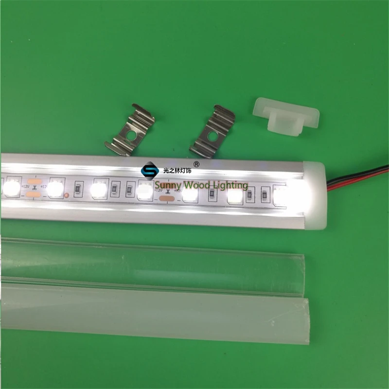 2pcs/lot 12V 50cm embedded led bar light ,built in rigid strip ,5050 6W ...
