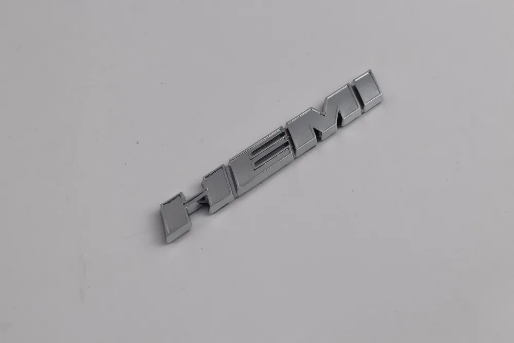 2PCS Car Auto Truck styling Metal Metallic Fender Silver HEMI Logo High ...
