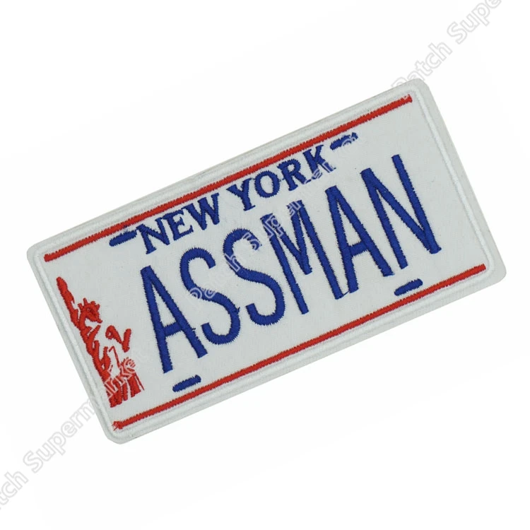 45 Cosmo Kramers Impala Ny Assman License Plate Seinfeld Tv Movie Rock Punk Applique Iron On