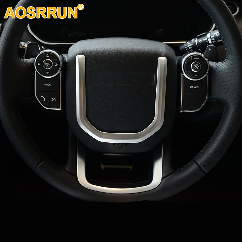 Interior Mouldings Steering Wheel Trim Car Styling For Land Rover Range ...