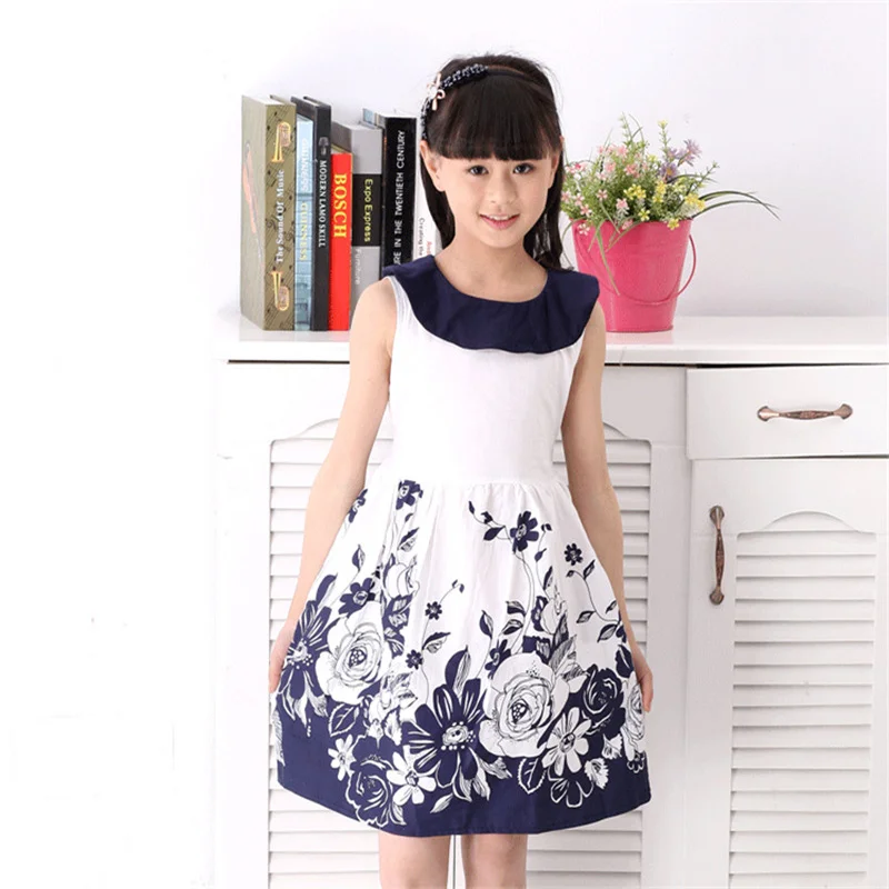 Girls summer dresses, Fashion Print girls Dress, girls summer ...