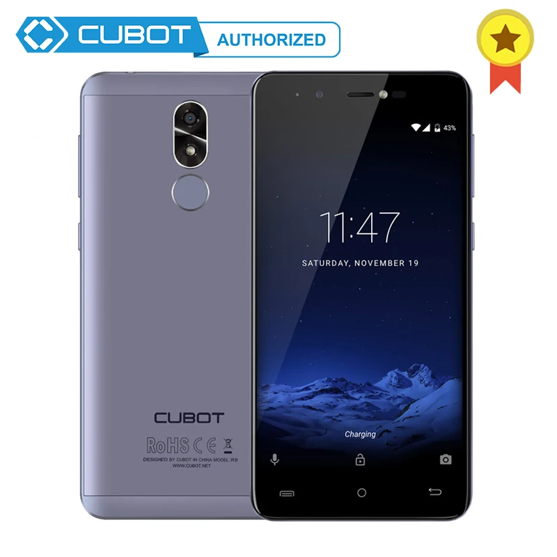 Cubot R9 MT6580 Quad Core 1.3GH Android 7.0 2GB RAM 16GB ROM 13.0+5.0 ...