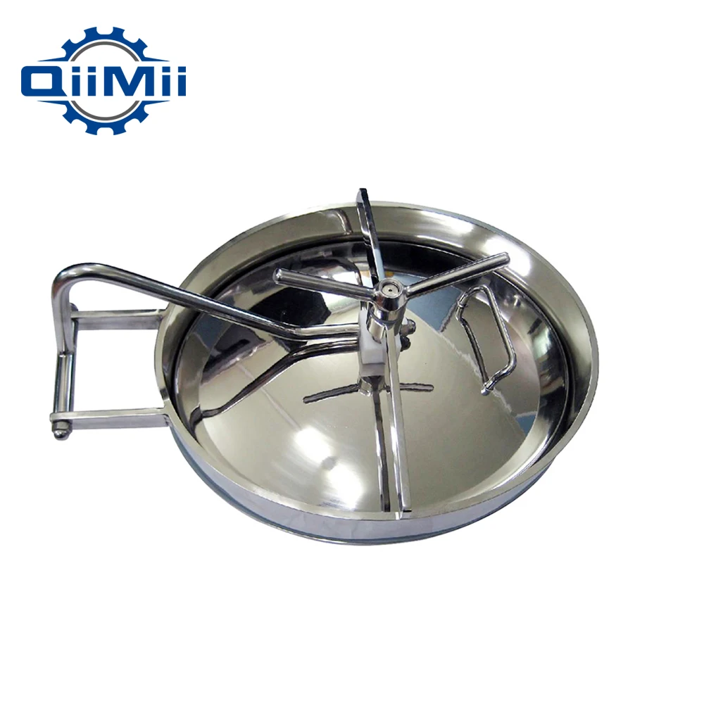 530x430mm Stainless Steel Oval Manways Sanitary Manhole Cover Ss304 ...