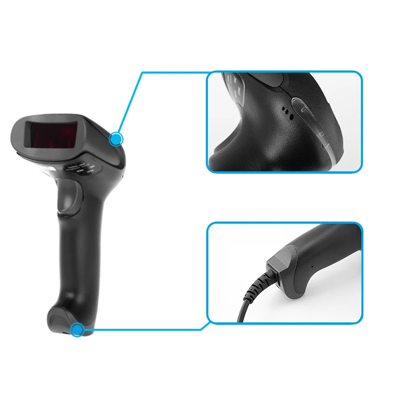 USB Barcode Scanners Film Portable Laser TR-F5 High Speed The Laser 1D ...