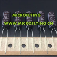 10ピース1200 uf 6.3ボルトncc kzeアルミニウム電解コンデンサ|capacitor electrolytic ...