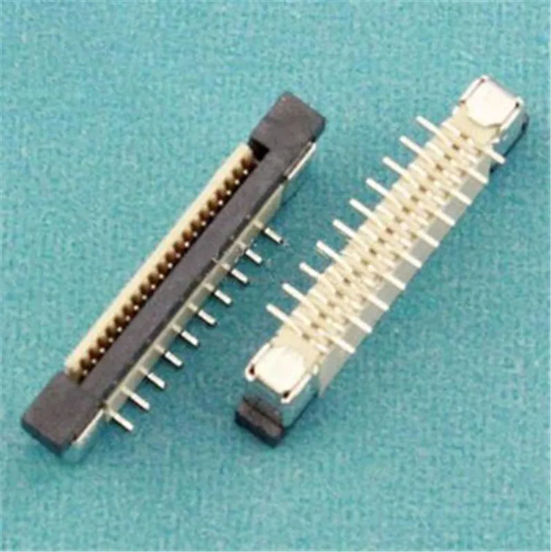 (100Pcs/lot) 0.5mm 20P Vertical Type FFC FPC Socket 0.5mm Pitch 20Pin ...