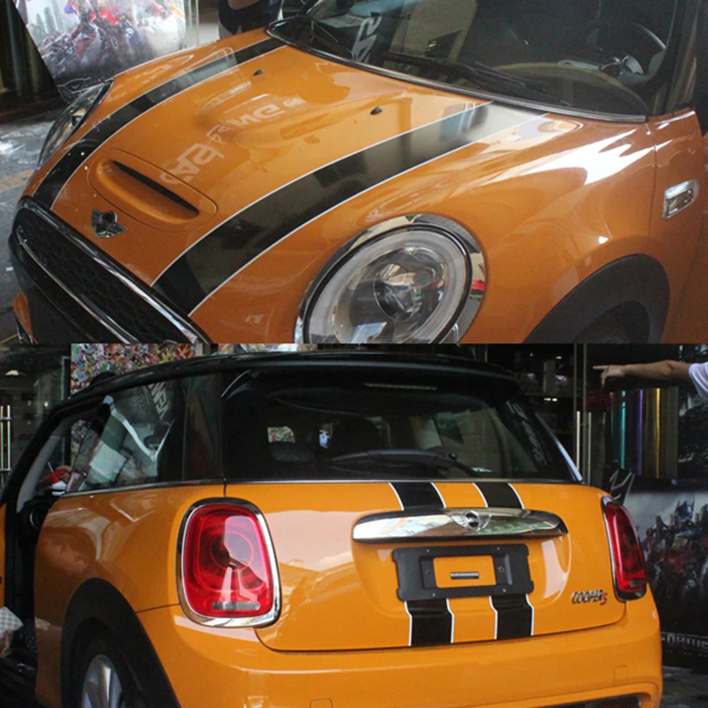 Car Stickers Hood Engine Trunk Rear Decor Decals For Mini Cooper F55 ...
