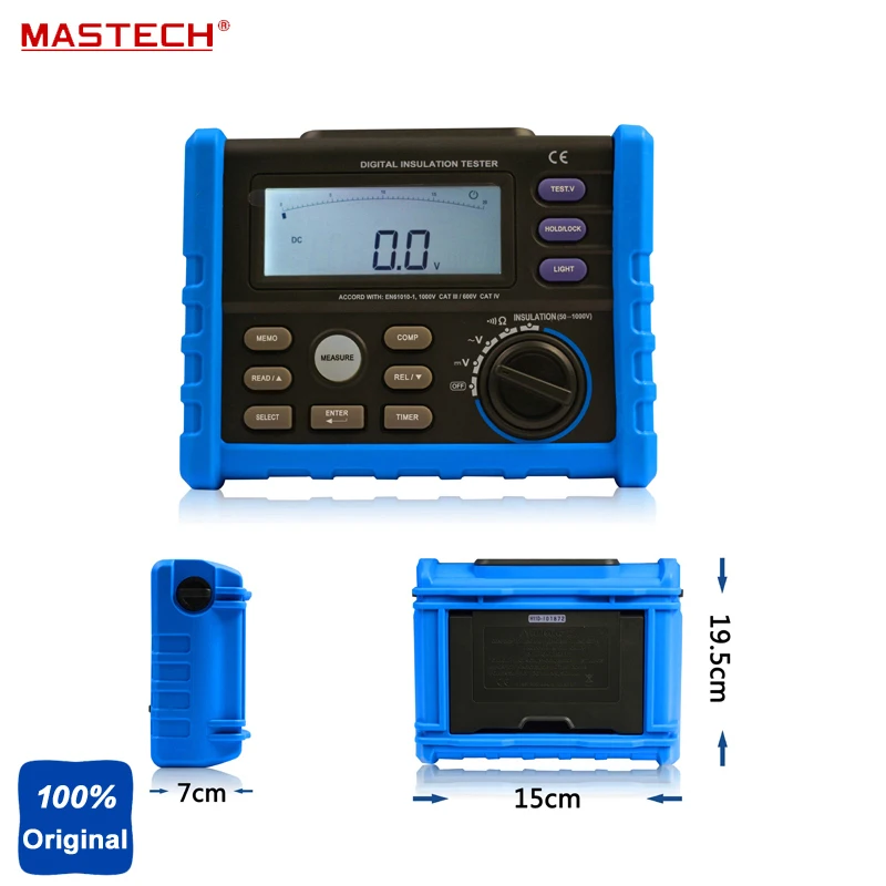 Professional Portable Digital Insulation Tester 250 2500V AIM02-in ...