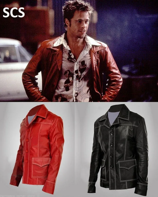 Sıcak Satış Custom Made Brad Pitt Fight Club Tyler Durden Coat Cosplay ...