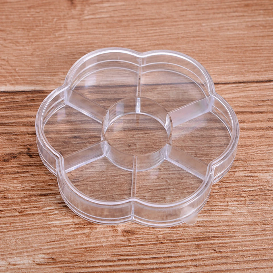 Plum Plastic Storage Box Case Craft Organizer Bead Storage Integrate ...