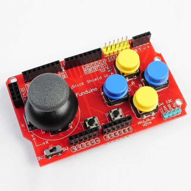 Gamepad Joystick Shield Simulated Keyboard Mouse Board for PS2 Arduino ...