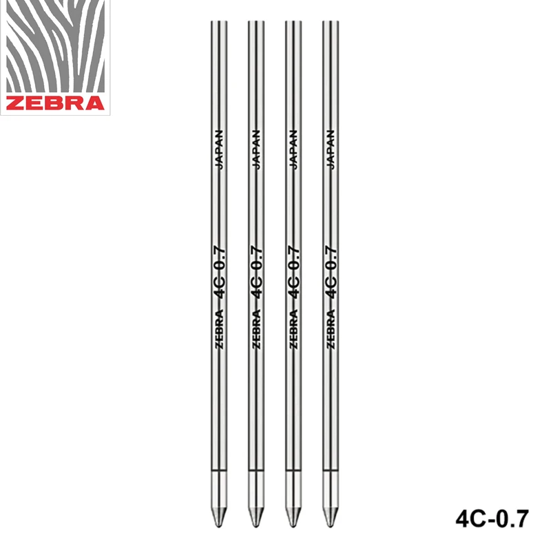 10pcs Japan ZEBRA Zebra BR-8A-4C-0.7 Metal Ball Refill 0.7mm and ...