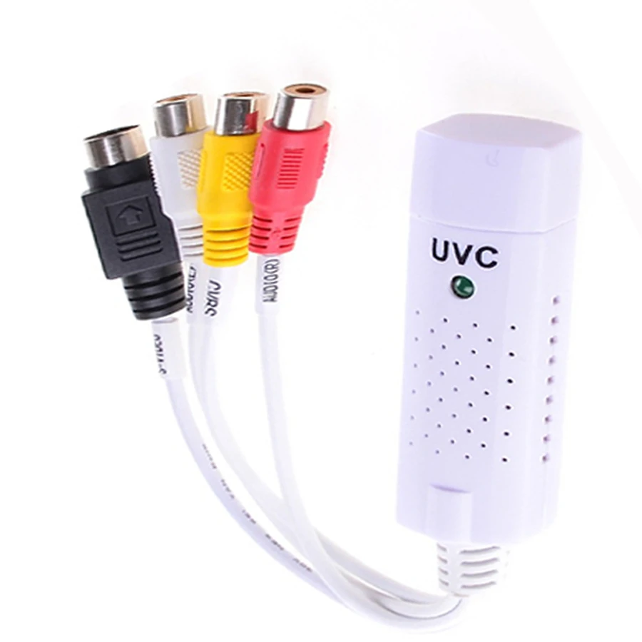 휴대용 UVC usb 2.0 비디오 및 오디오 캡처 카드 어댑터 USB TV UVC 캡처 카드 vhs dvd 변환기 지원 창 7 ...
