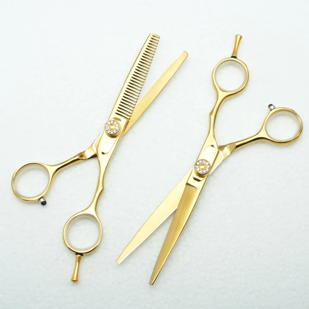 5.5'' Customized Logo 440C 62HRC Professional Human Hair Scissors ...