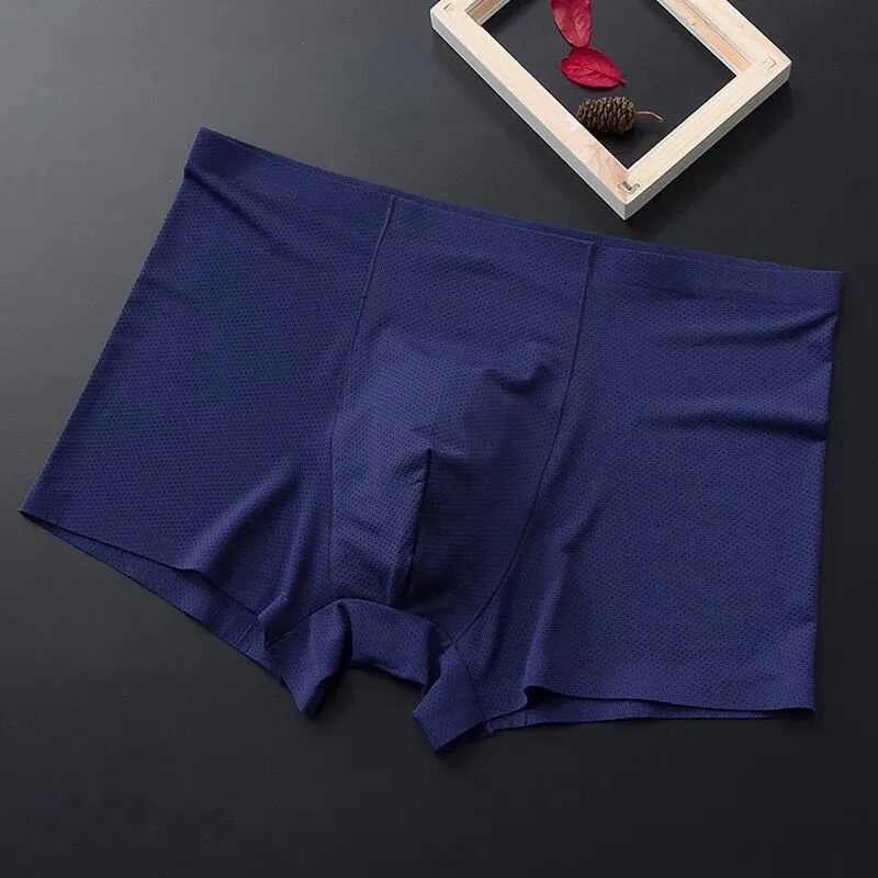 Breathable Mesh Silk Mens Boxer Four Corner Underwear Wholesale New