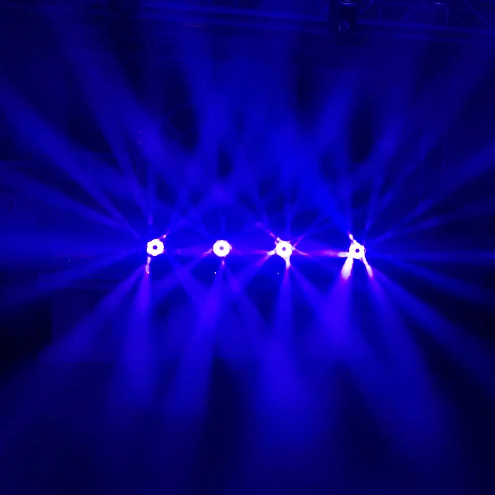 6x40w RGBW LED Bee Eye Beam Light DMX512 Zoom/Rotate Moving Head Light ...