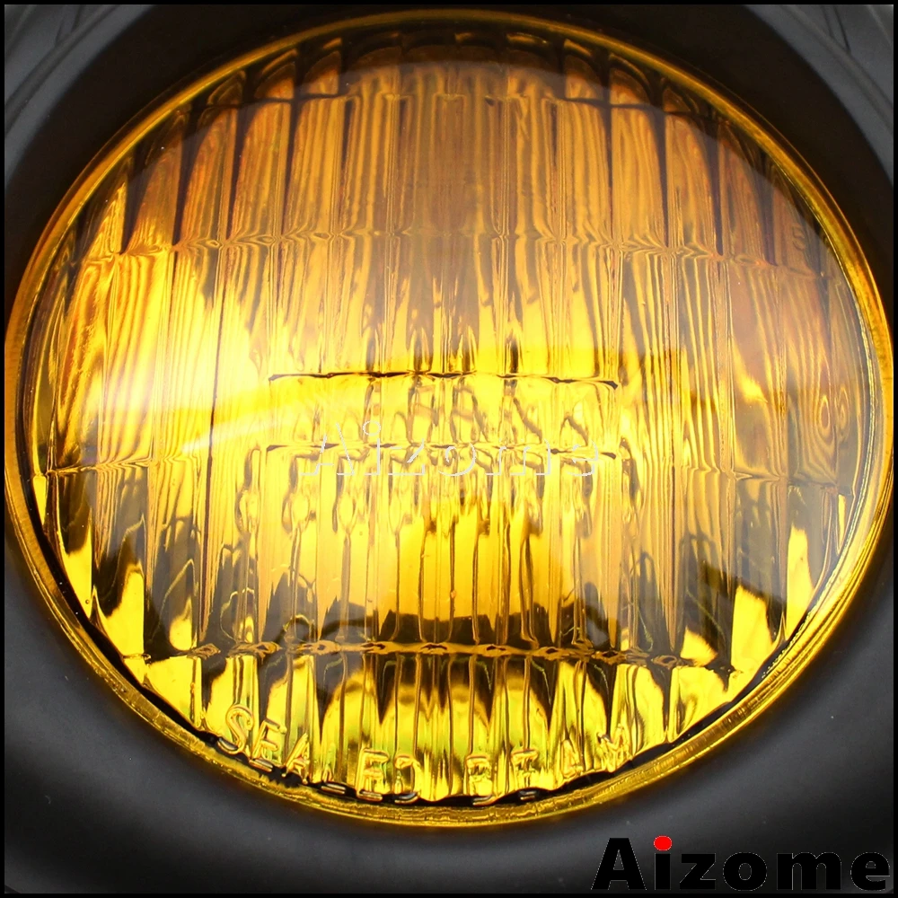 Bobber Headlamp Electroline Bronze Headlight For Harley Cafe Racer ...