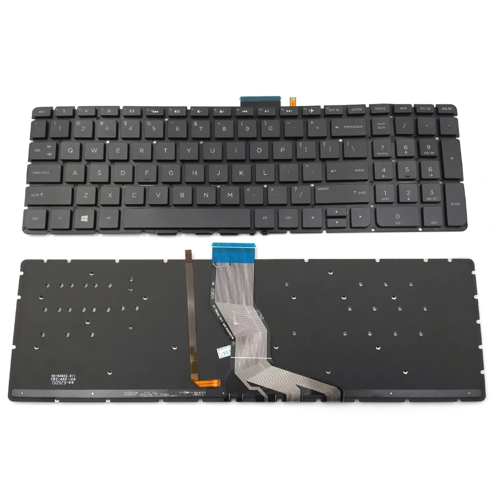 Nuevo teclado de ordenador portátil para HP Pavilion 15 AB027CL 15 ab03tx 15 AB053NR 15 AB058TX ...