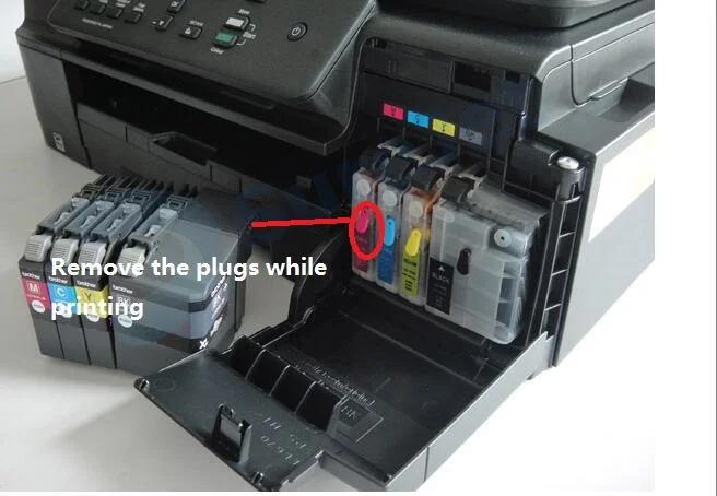 INK WAY Refillable Ink Cartridge for DCP-J100 DCP-J105 MFC-J200 J100 ...