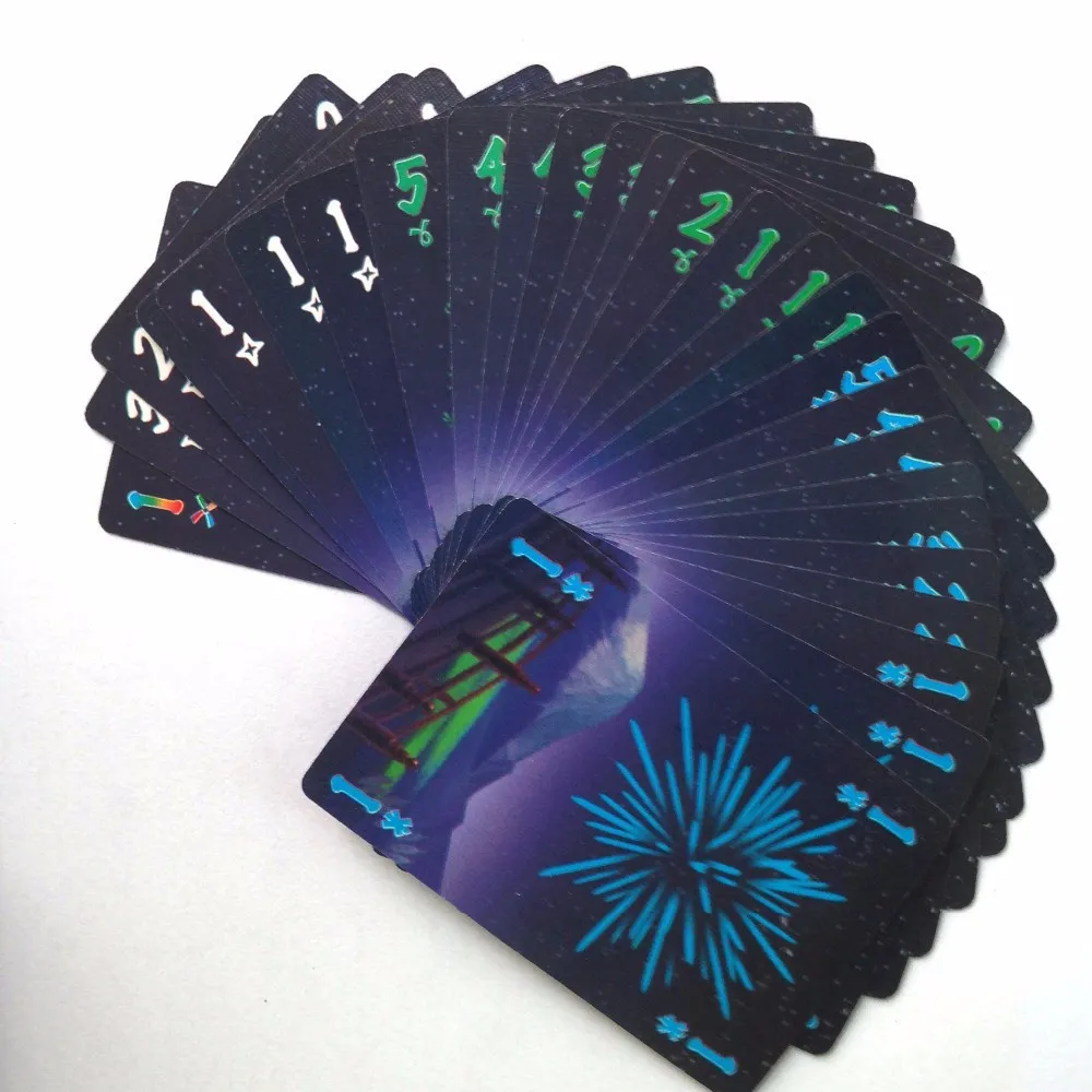 HANABI-Jeu de société de 2 à 5 cartes plus tard, facile à jouer ...