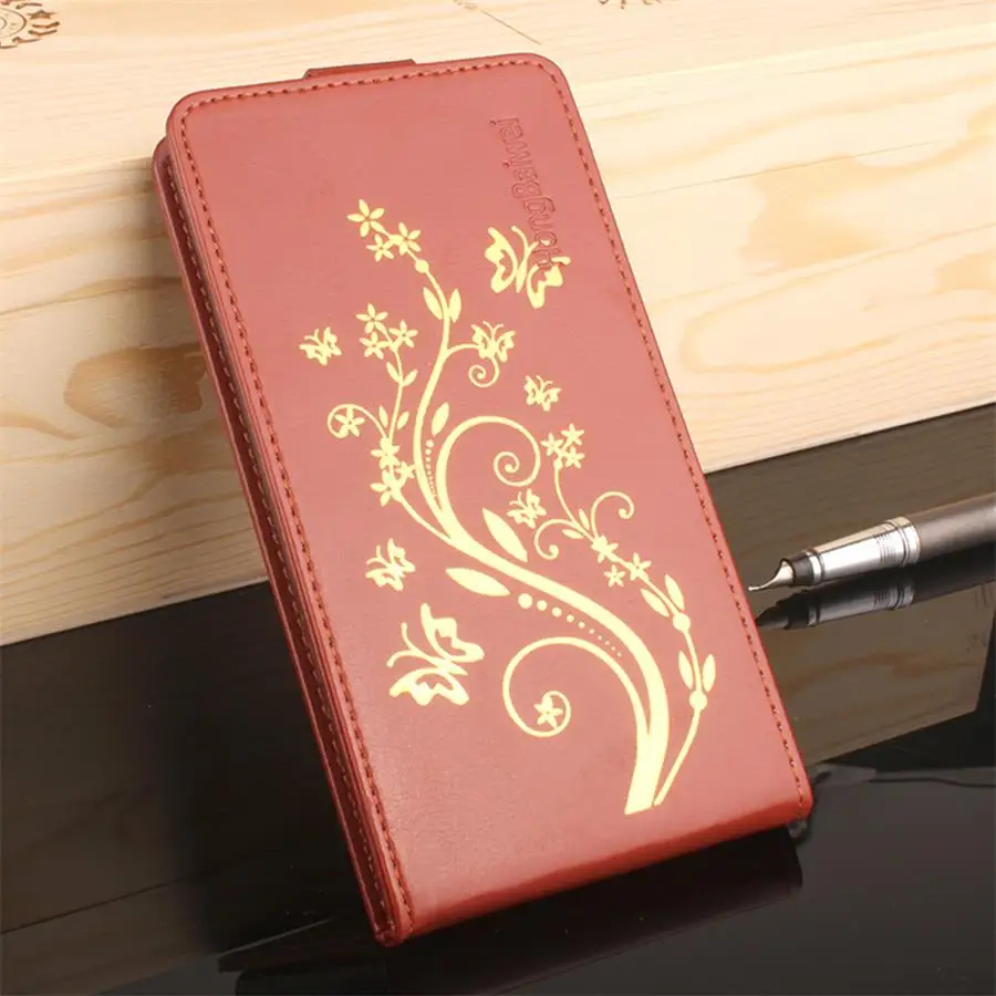 Retro PU Leather Flip Case For Cubot Manito Cover Open Down and Up ...