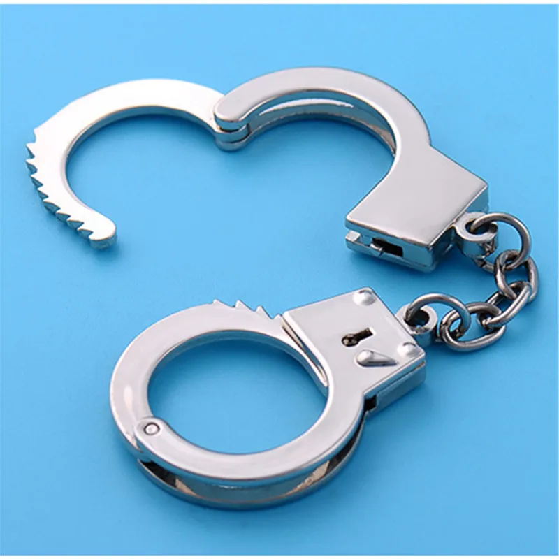 Handcuffs Keychain Fashion Handcuffs Keyring Pendant Key Chain For Men ...