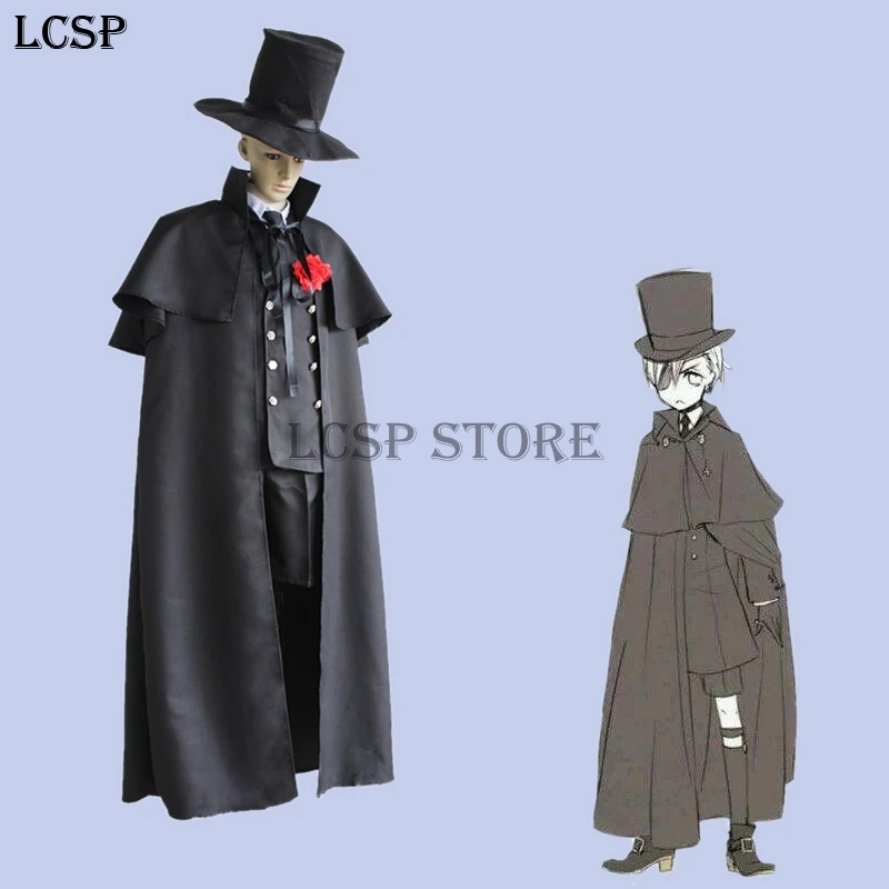 Lcsp Black Butler Ciel Phantomhive Cosplay Costume Japanese Anime ...