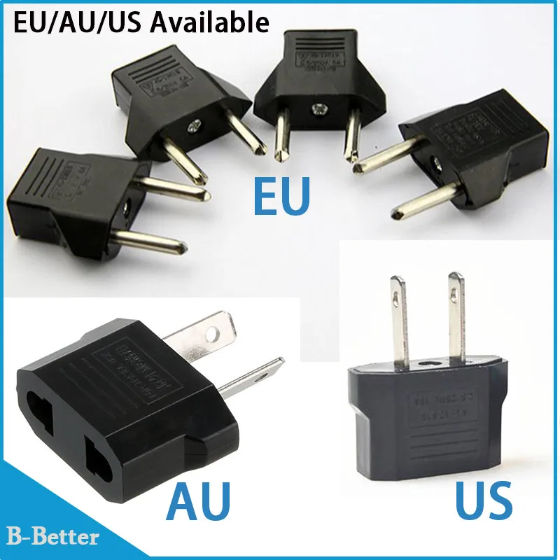 500 UNID Universal EE. UU./EU/AU Plug EE.UU. Para Euro Viajes Cargador ...