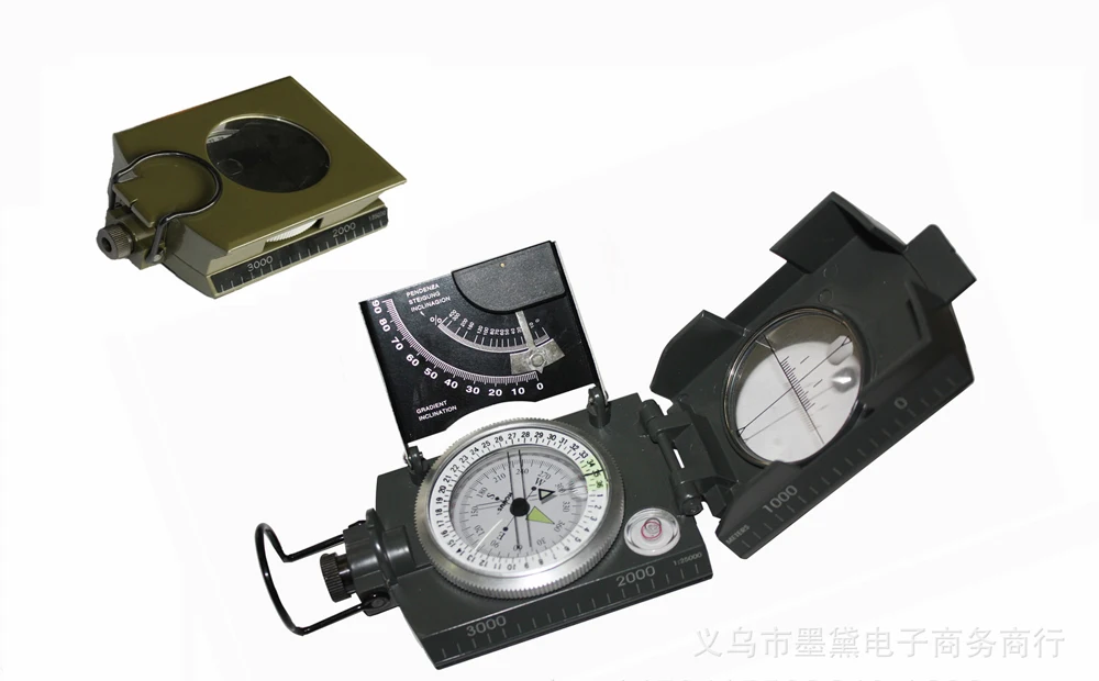 Multifunktionaler Militärkompass – wasserdichter geologischer Kompass ...