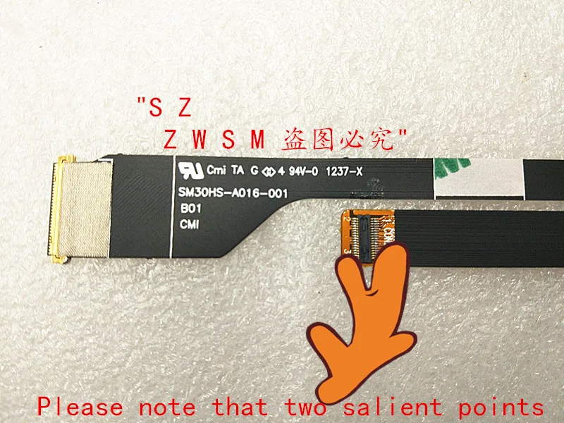 Cable de cinta flexible de vídeo LCD genuino, SM30HS A016 001 para Acer ...