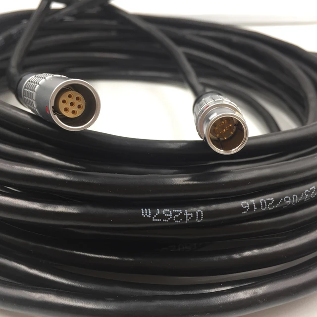 LEMO Connector Cable 7 pin connector , FGG 1B 7 Pin Plug ( Male ) to 7 ...