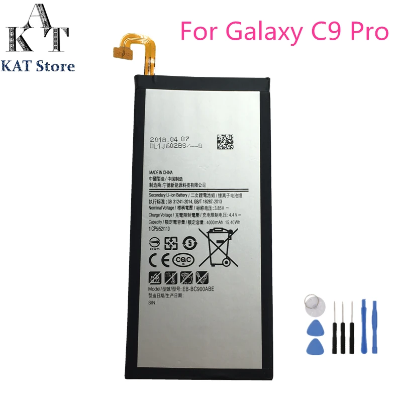 EB BC900ABE 4000mAh Phone Battery For Samsung Galaxy C9 Pro SM C9000 ...