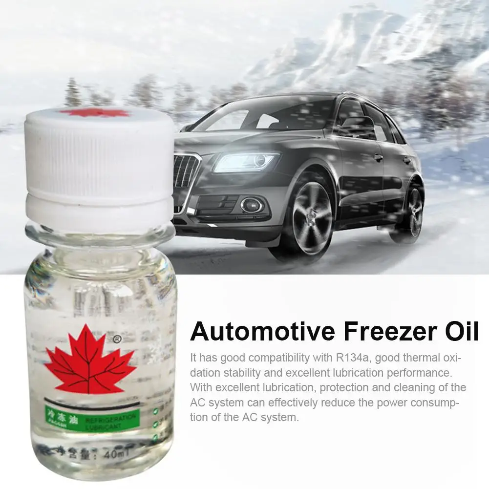 40ml R134a Refrigerant Oil Compressor Oil for Car Truck Bus Automotive ...