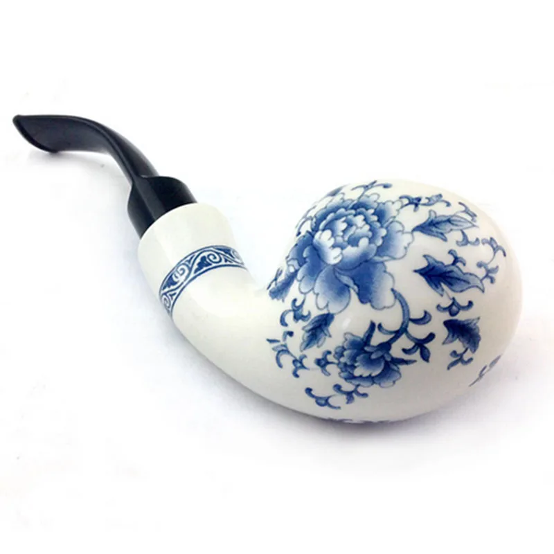 Clay pipe. Tobacco pipe Handcrafted Ceramic pipe Ceramic pipe Smoking ...