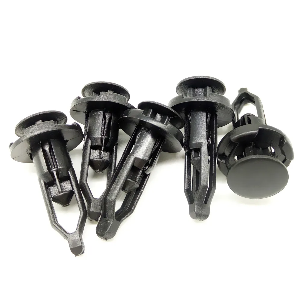 9Mm-18Mm-Hole-Plastic-Car-Styling-Bumper-Screw-Push-Clips-Rivets-100Pcs ...