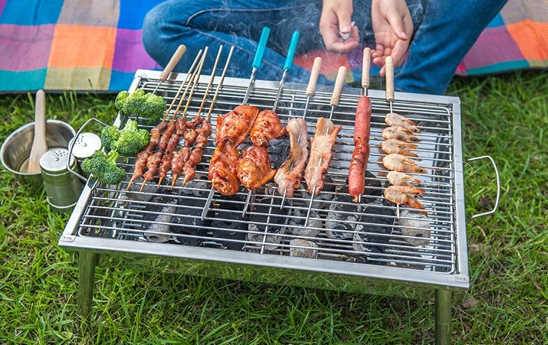 2015 New Shawarma Machine Barbeque Parrilla Portable Outdoor Bbq Thick ...