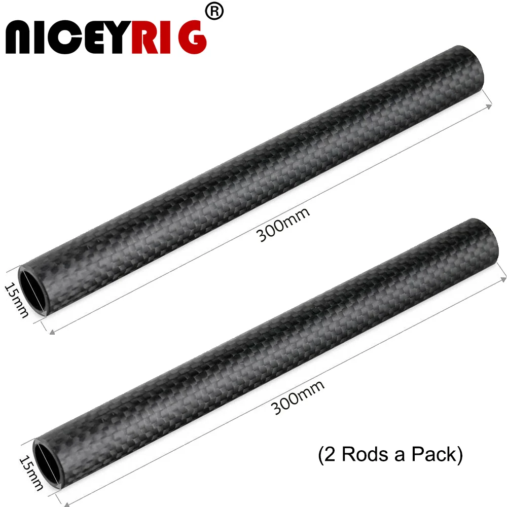 NICEYRIG 15mm Rod Rig Camera Rod Double Quick Support Rods DSLR Camera ...