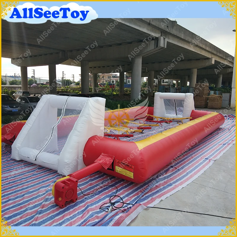 Campo de fútbol inflable de PVC,|Castillos inflables| - AliExpress